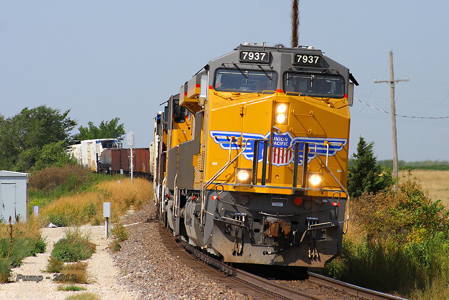 Northbound UP Manifest Train